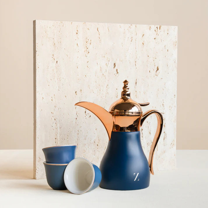 Zill Signature Dallah Set - Royal Green (250 ml + 3 Cups) — Kaif