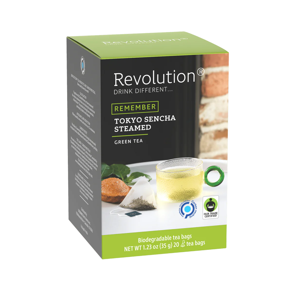 Revolution - REMEMBER Tokyo Sencha Steamed Green Tea 20 Bags — Kaif
