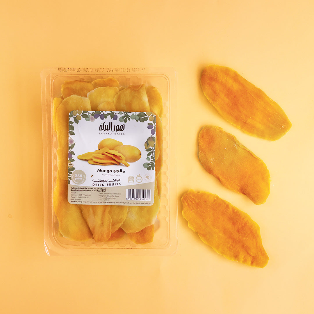 Baraka Dates Dried Fruit Rigid Mango 250gm | — Kaif