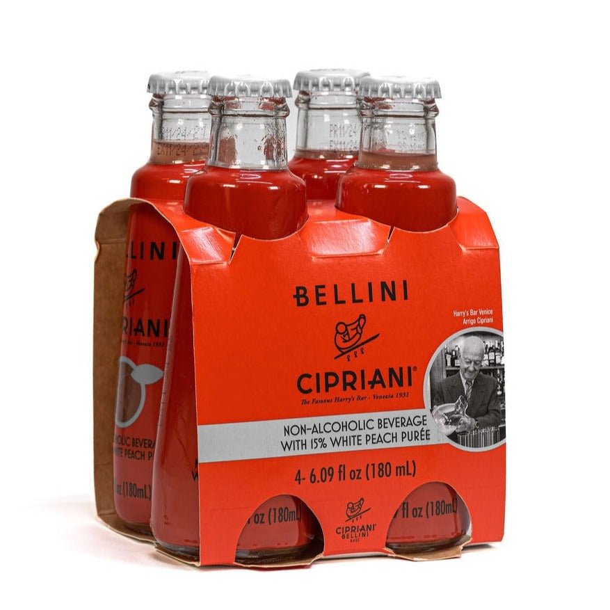 CIPRIANI FOOD - Bellini White Peach Soda Drink 4 X 180 ml — Kaif