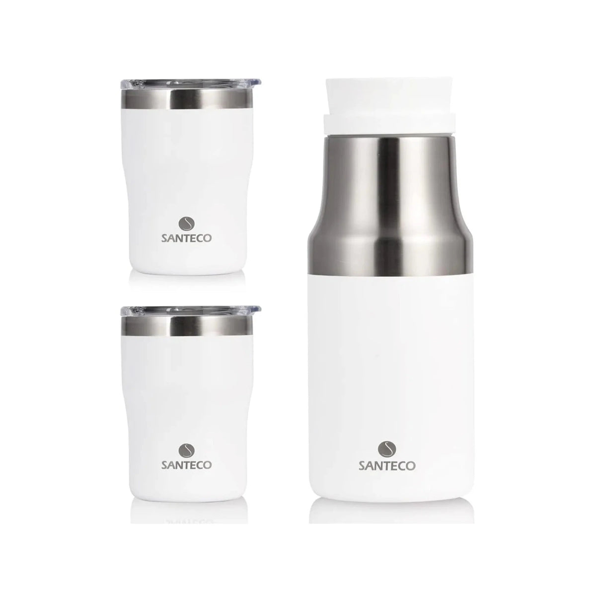 SANTECO - MOLLE & NORA THERMAL CARAFE & TUMBLER 1.2L WHITE — Kaif