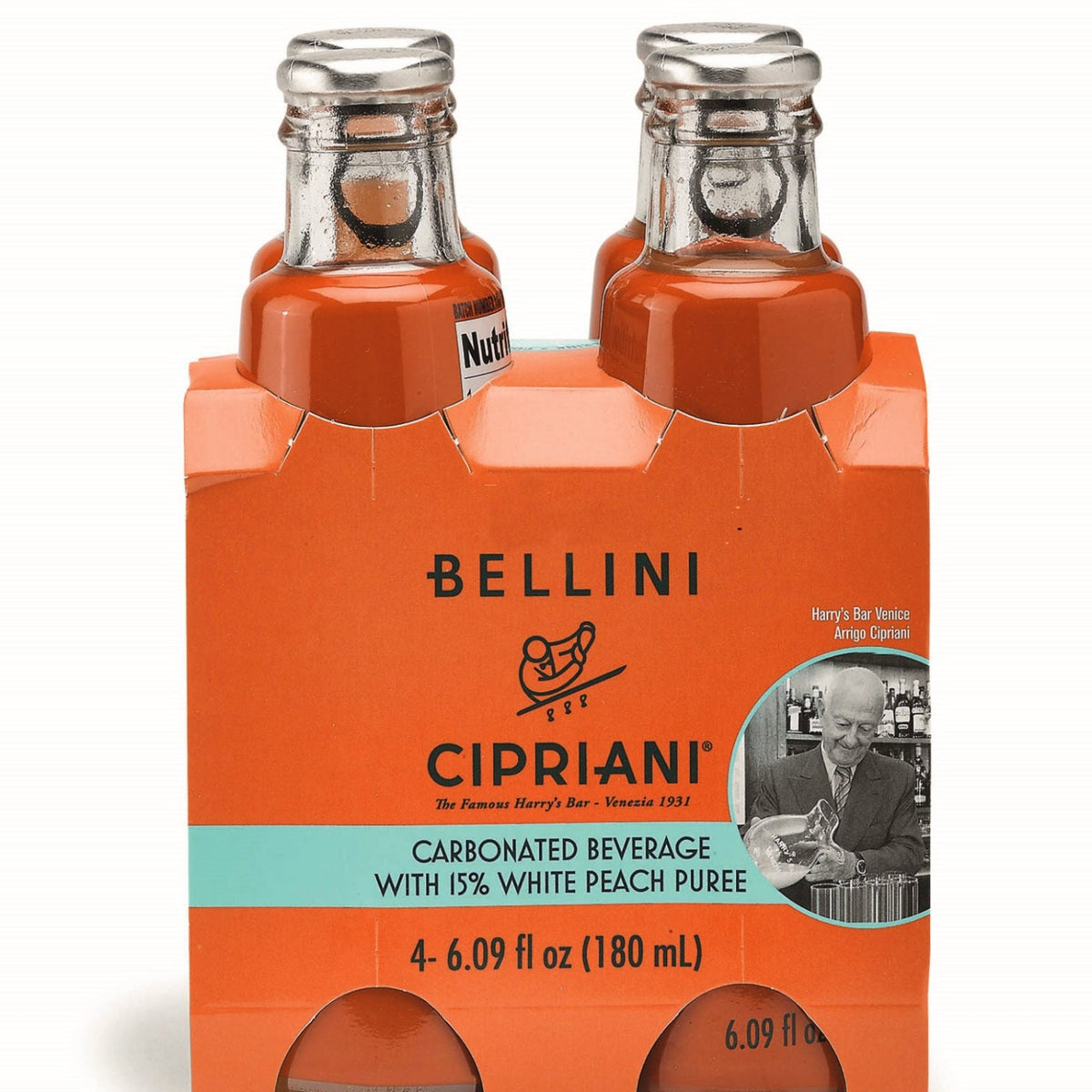 CIPRIANI FOOD - Bellini White Peach Soda Drink 4 X 180 ml | تشبرياني ف ...