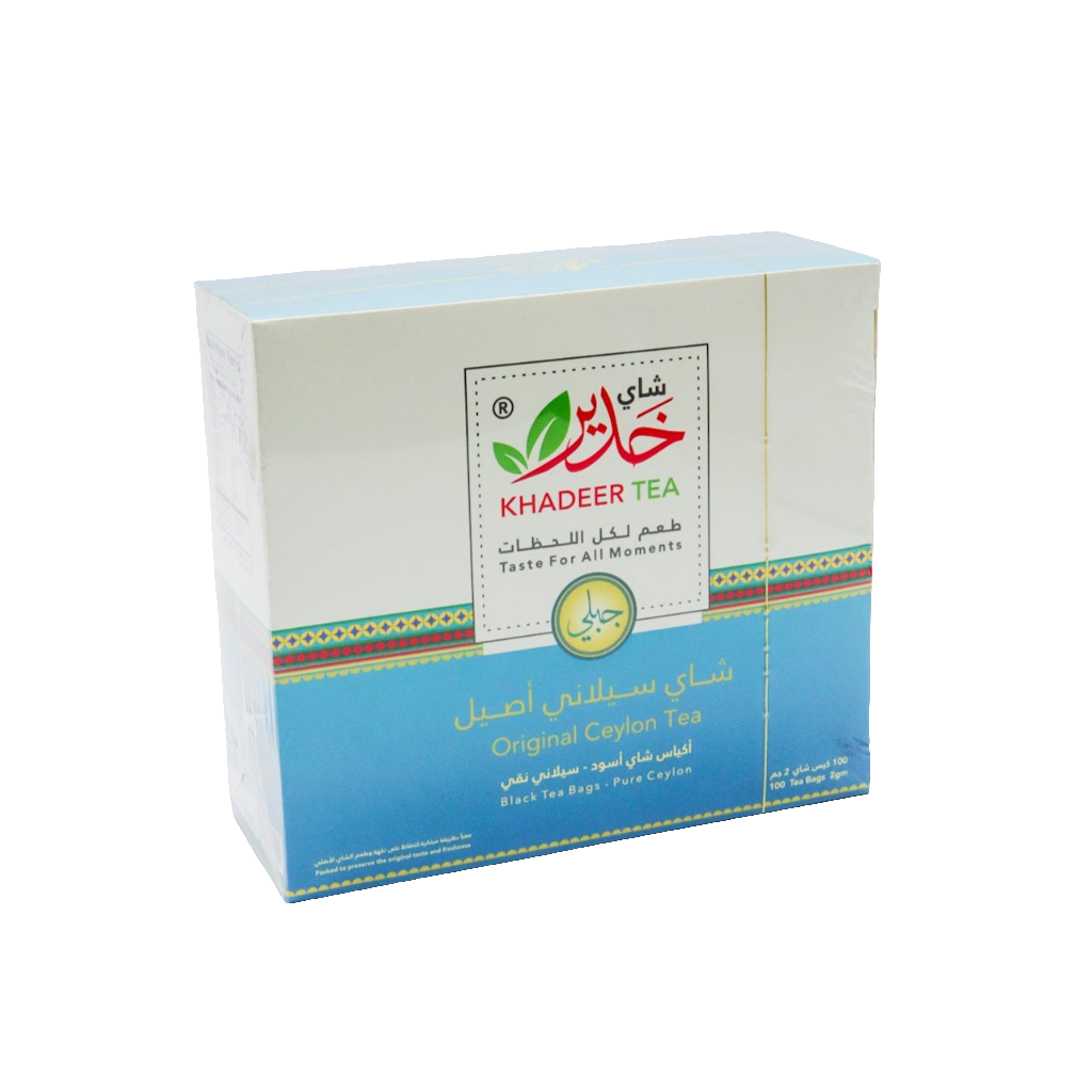 شاي خدير - شاي أسود جبلي 100 كيس | Khadeer Tea - Mountain Black tea 10 ...