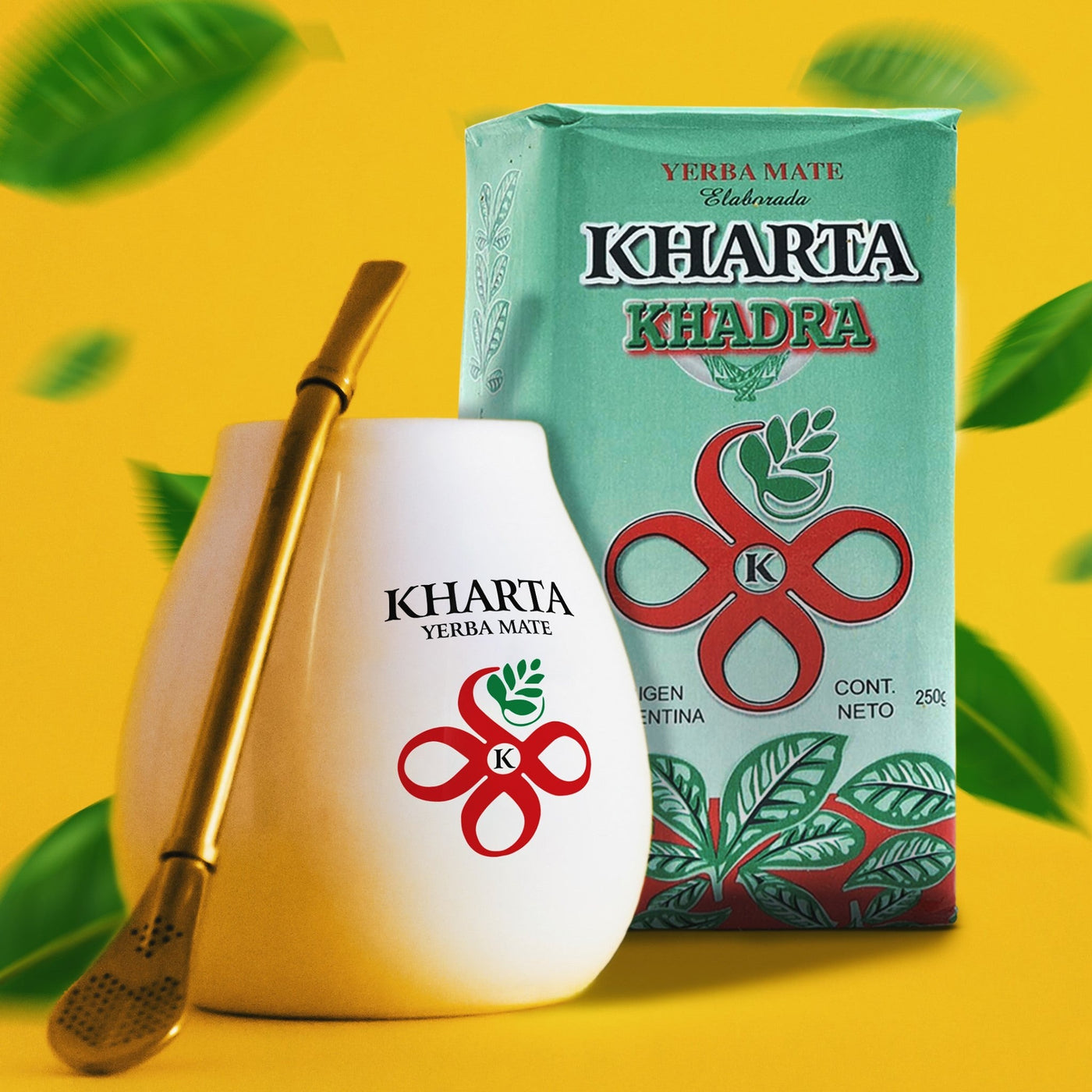 خارطة الخضراء - جيربا متة 250 جرام | Kharta Khadra - Yerba Mate 250 g ...
