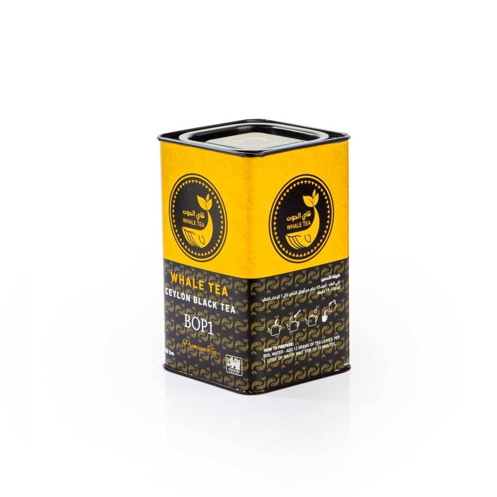 Whale Tea - Course Black Tea 250 g BOP1 | BOP1 شاي الحوت - شاي أسود خش ...