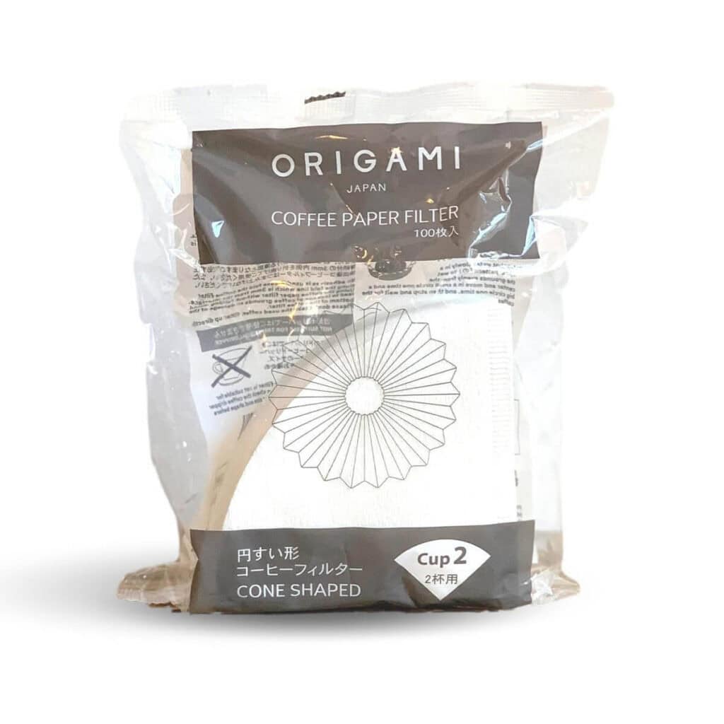 Origami - Coffee Filter Paper – Cone Shaped (2 Cups) — Kaif