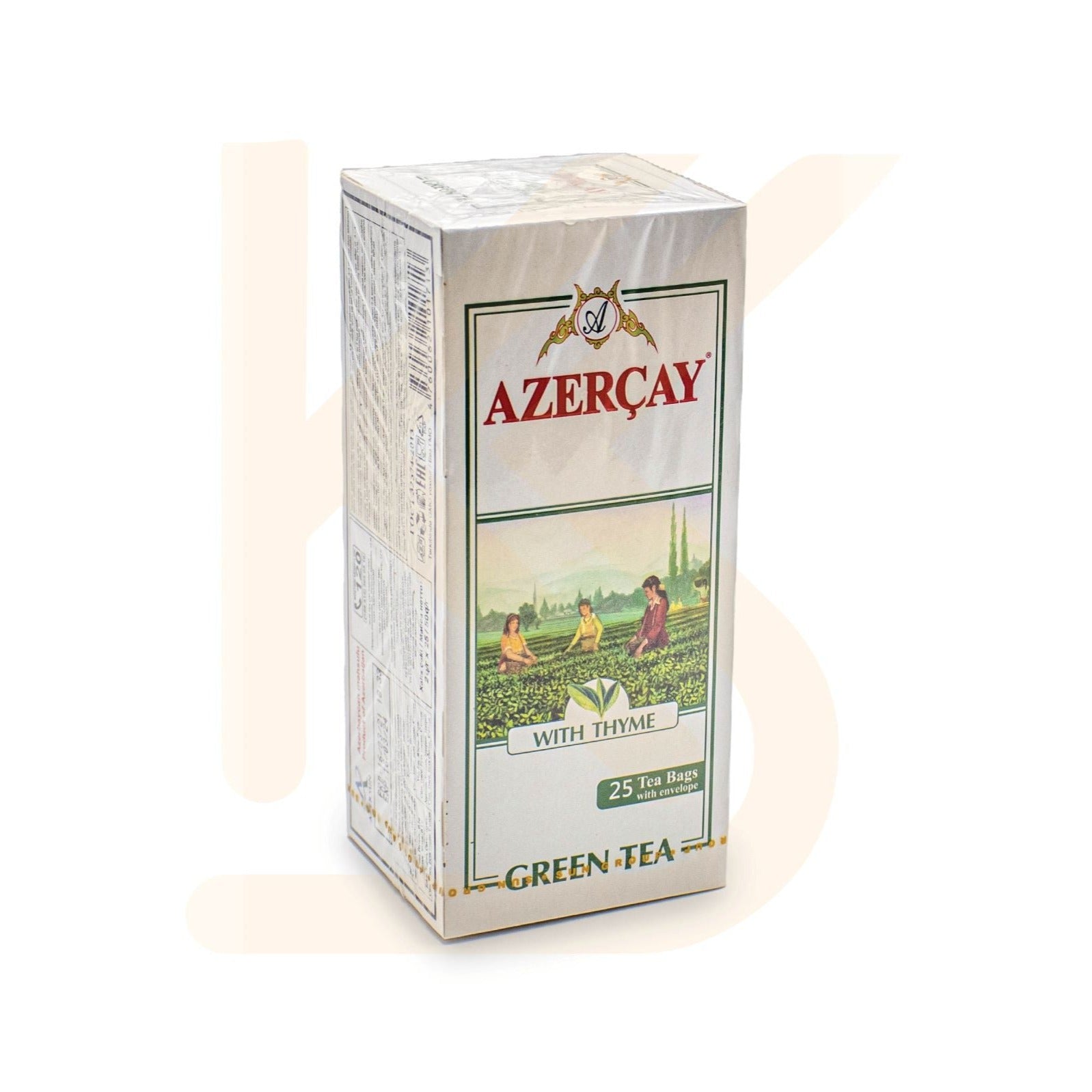 Azercay - Green Tea with thyme 25 Bag | أذر شاي - شاي أخضر بنكهة الزعت ...